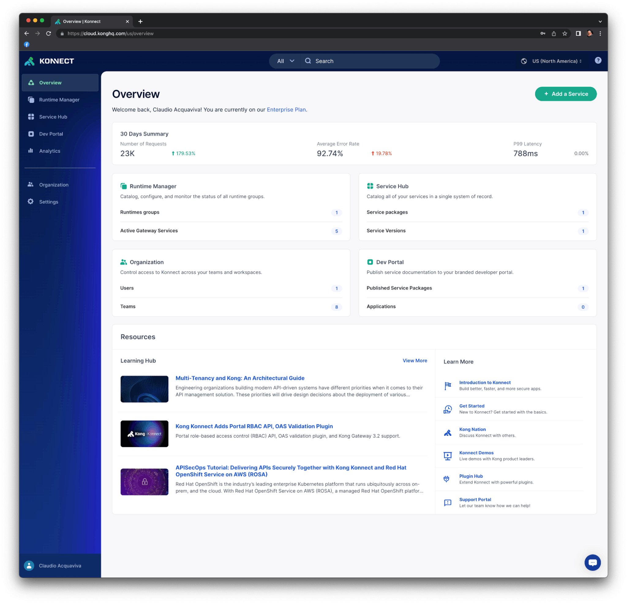 API-Managed Event Streaming with Kong Konnect + Amazon MSK
